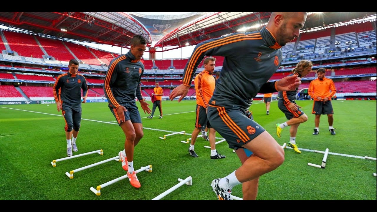 Football player's workout